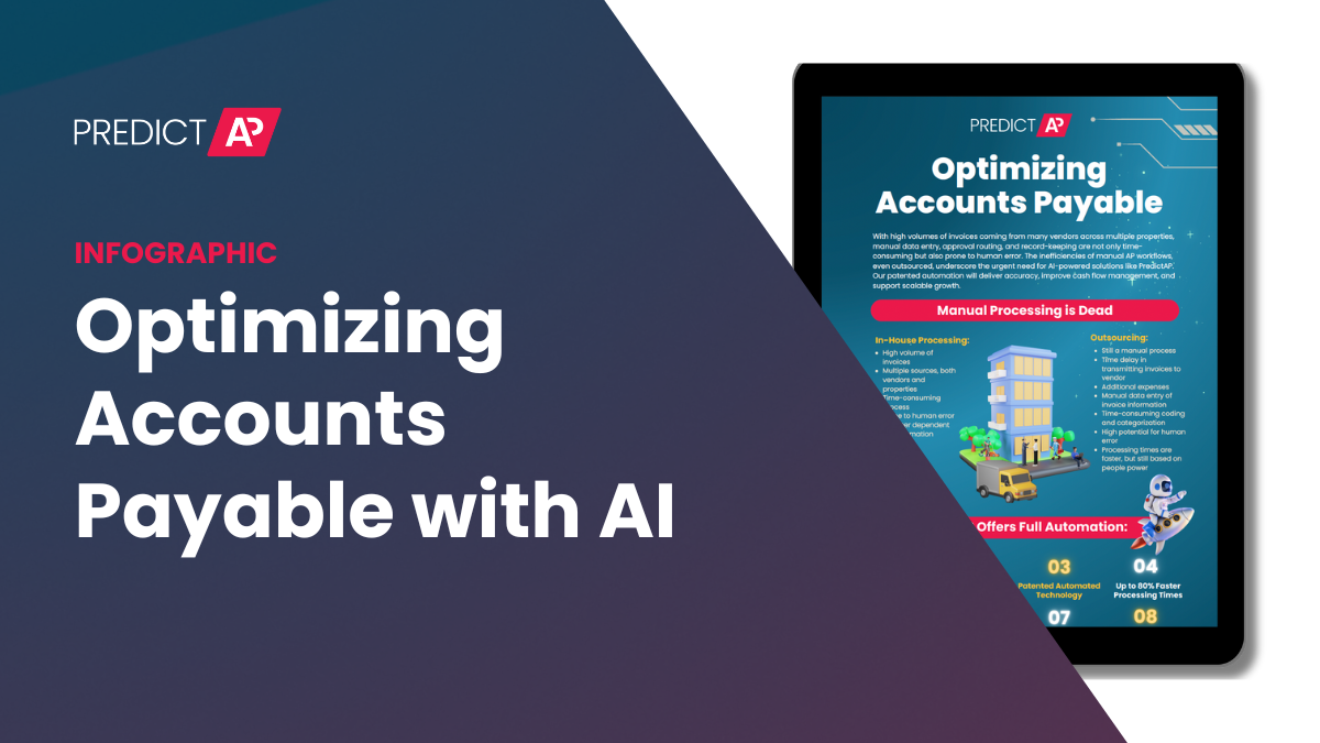 PredictAP Optimizing Accounts Payable Infographic